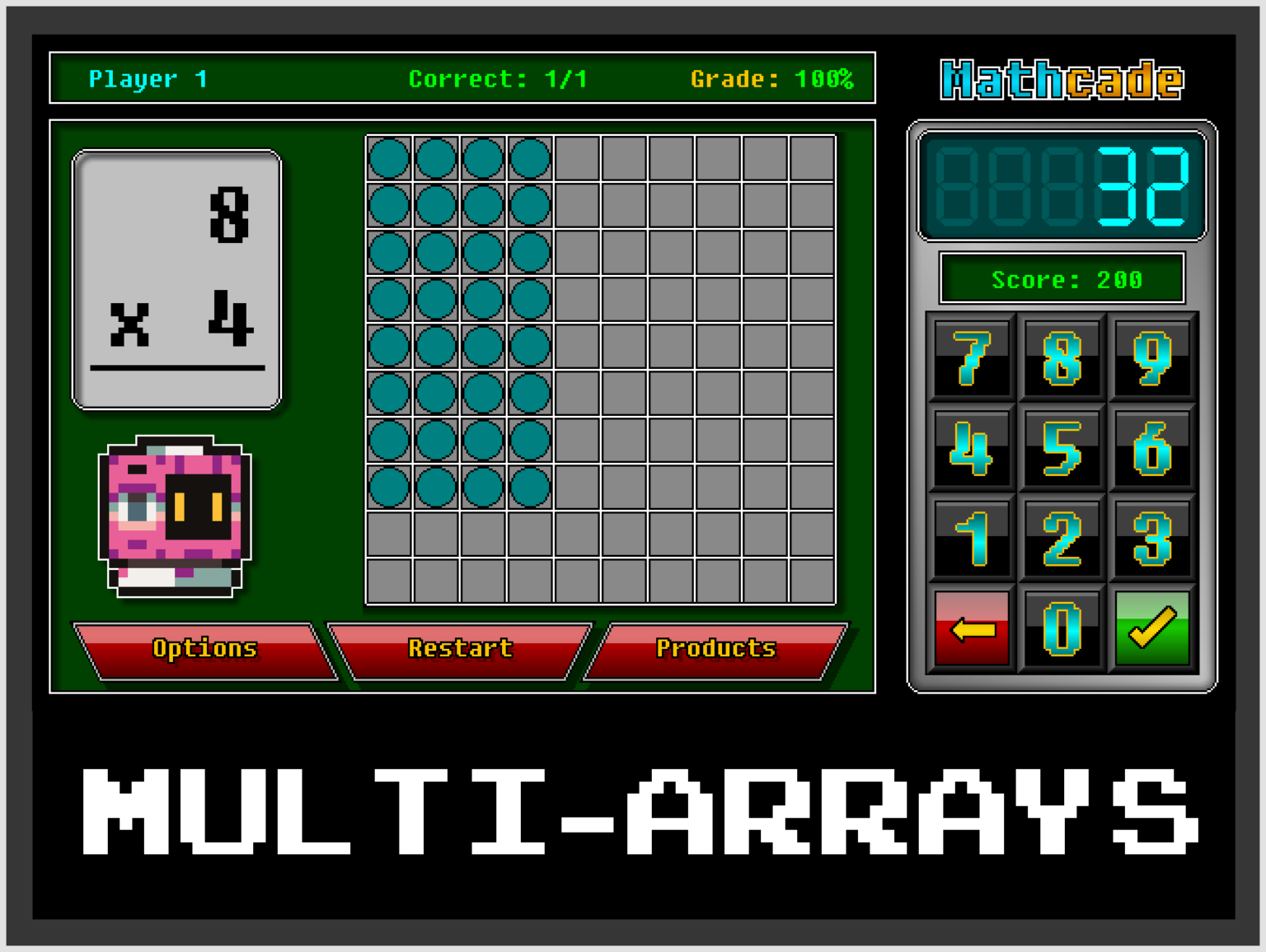 Mathcade – Math Arcades and Interactive Games