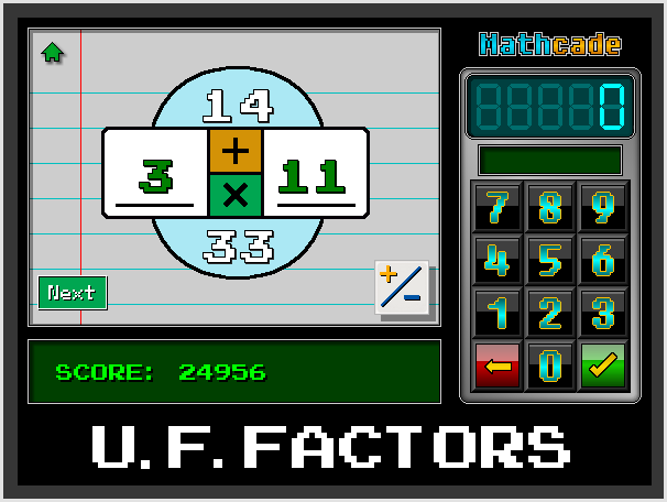 Mathcade – Math Arcades and Interactive Games